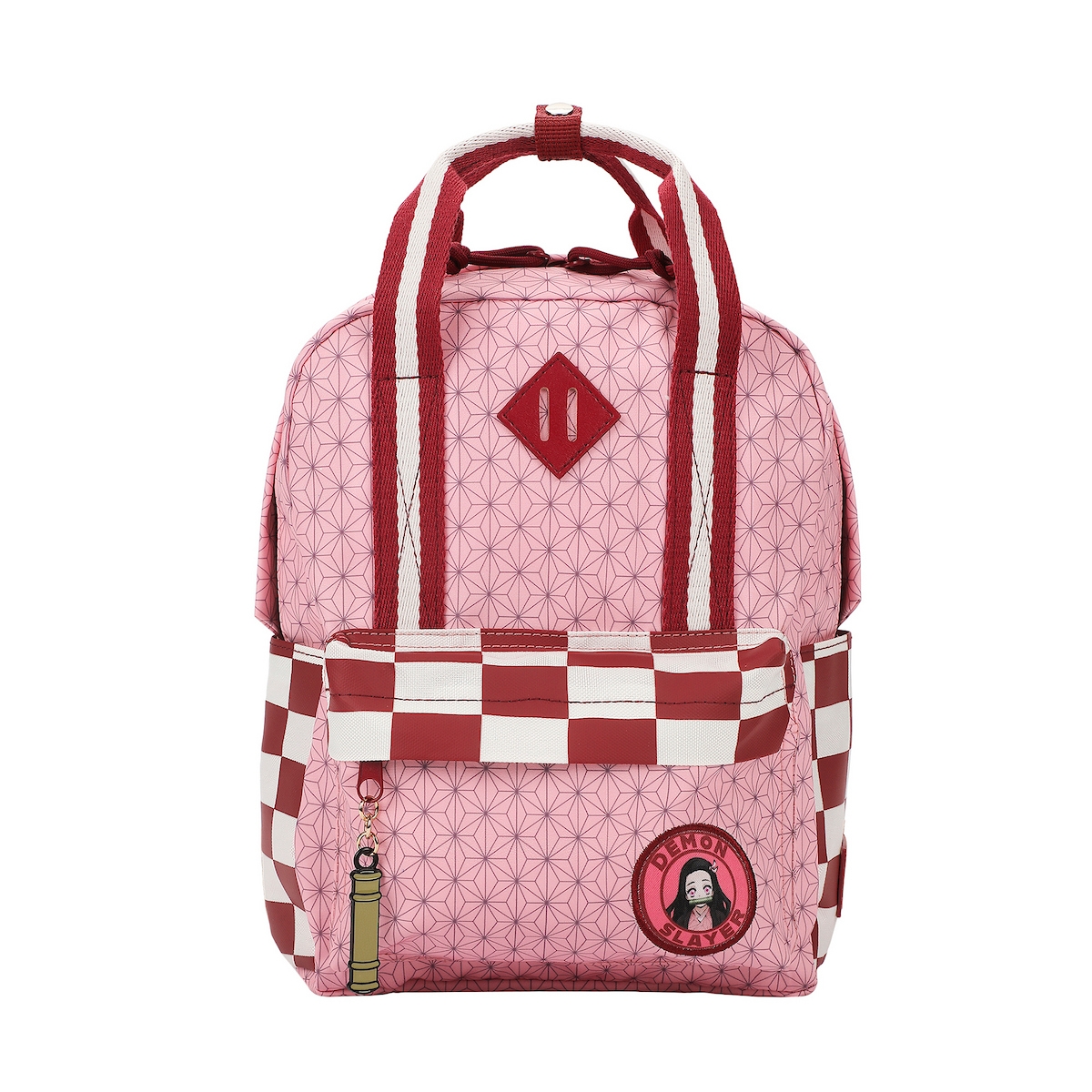 Click here for Demon Slayer Logo Cotton Canvas Womens Pink Mini B... prices