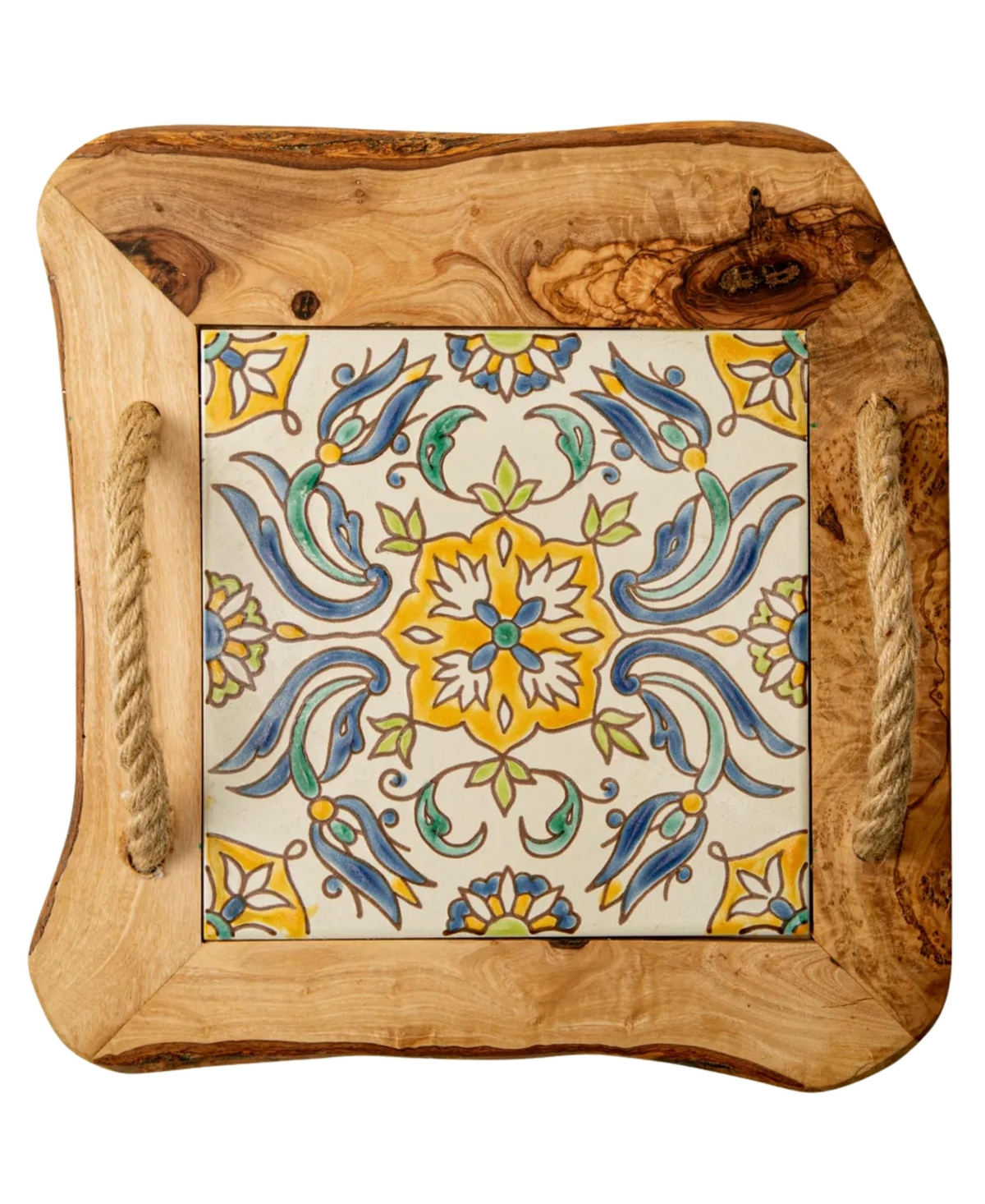 Click here for Uncommon Goods Tunisian Tile Olive Wood & Ceramic... prices