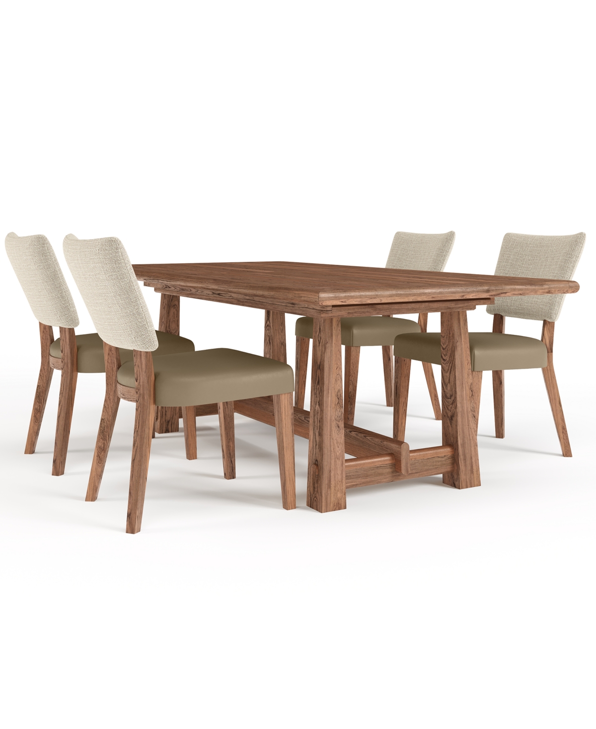 Click here for Universal Furniture Griffith Park 5-Pc. Wood Dinin... prices