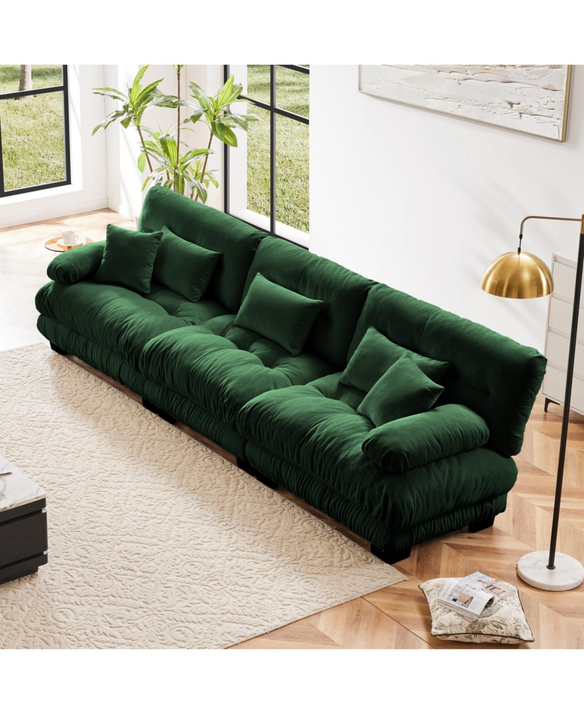 Click here for Streamdale Furniture 3-Seater Chenille Modular Sec... prices