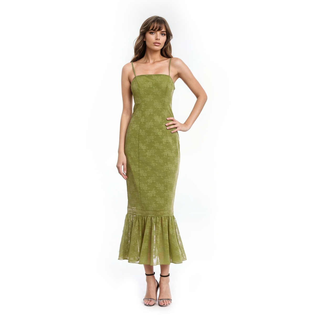 Click here for Jewel Badgley Mischka Womens Josie Floral Jacquard... prices