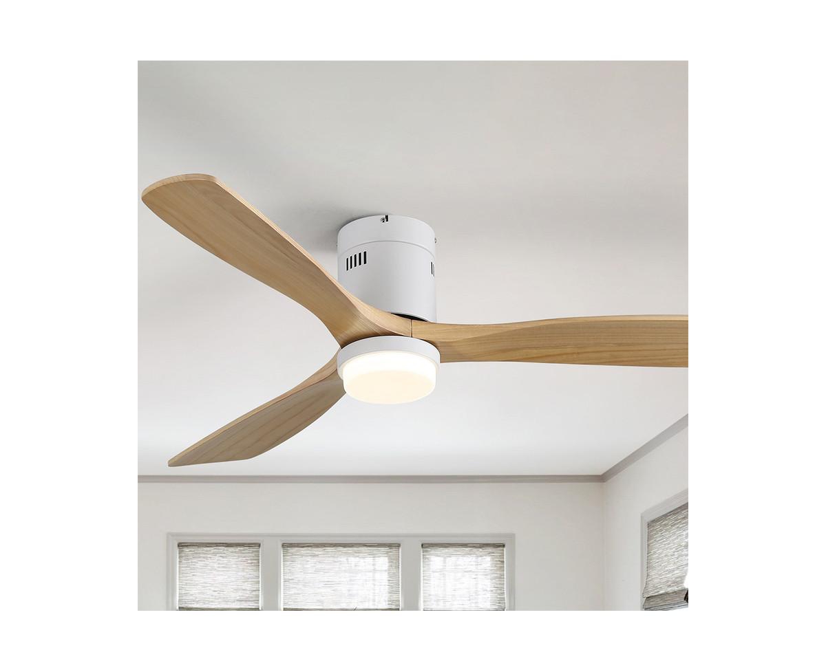 Click here for 52-inch Modern White 3-Blade Light Ceiling Fan wit... prices