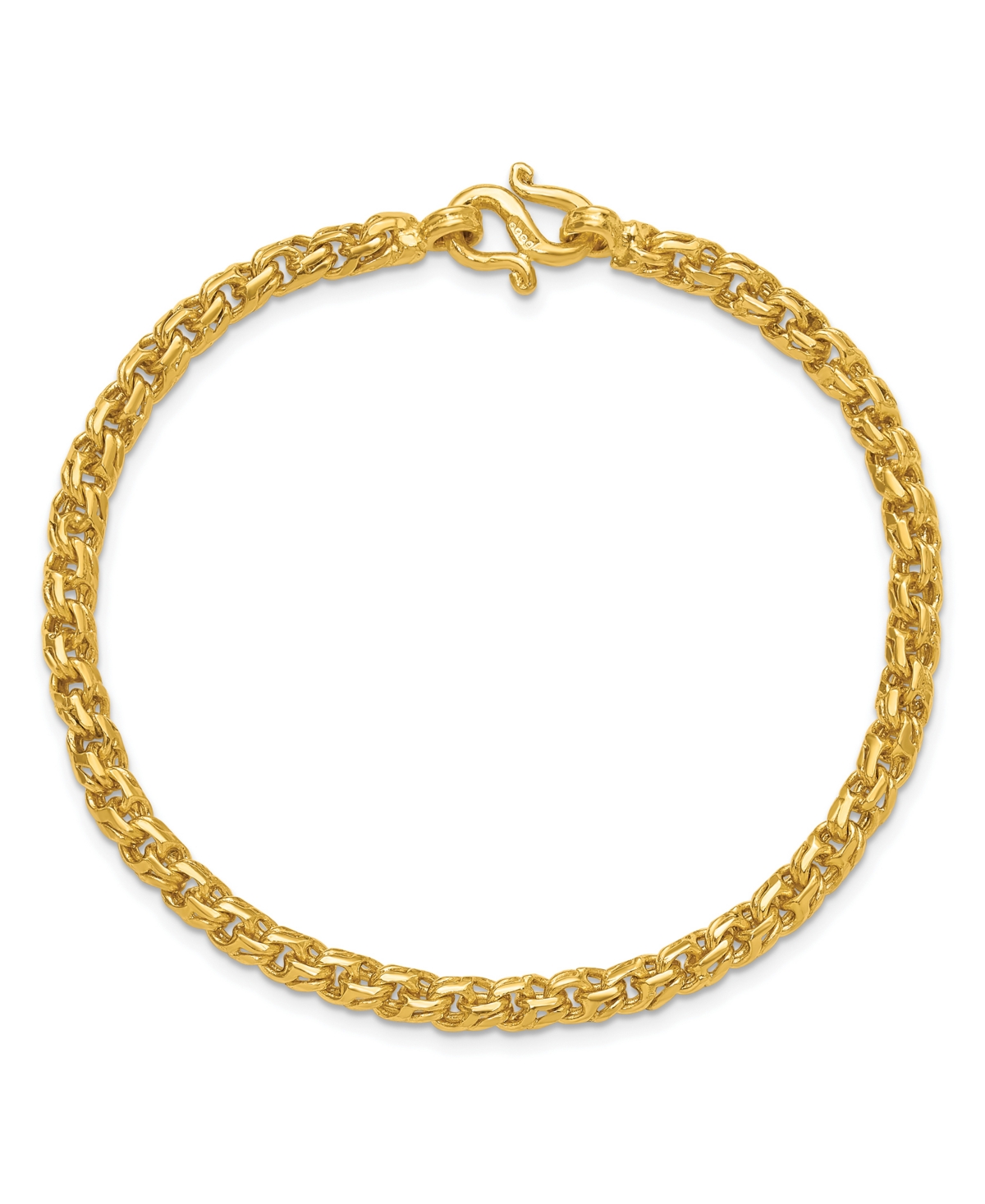 Click here for Macys Curb Chain Bracelet in 24k Yellow Gold - Yel... prices