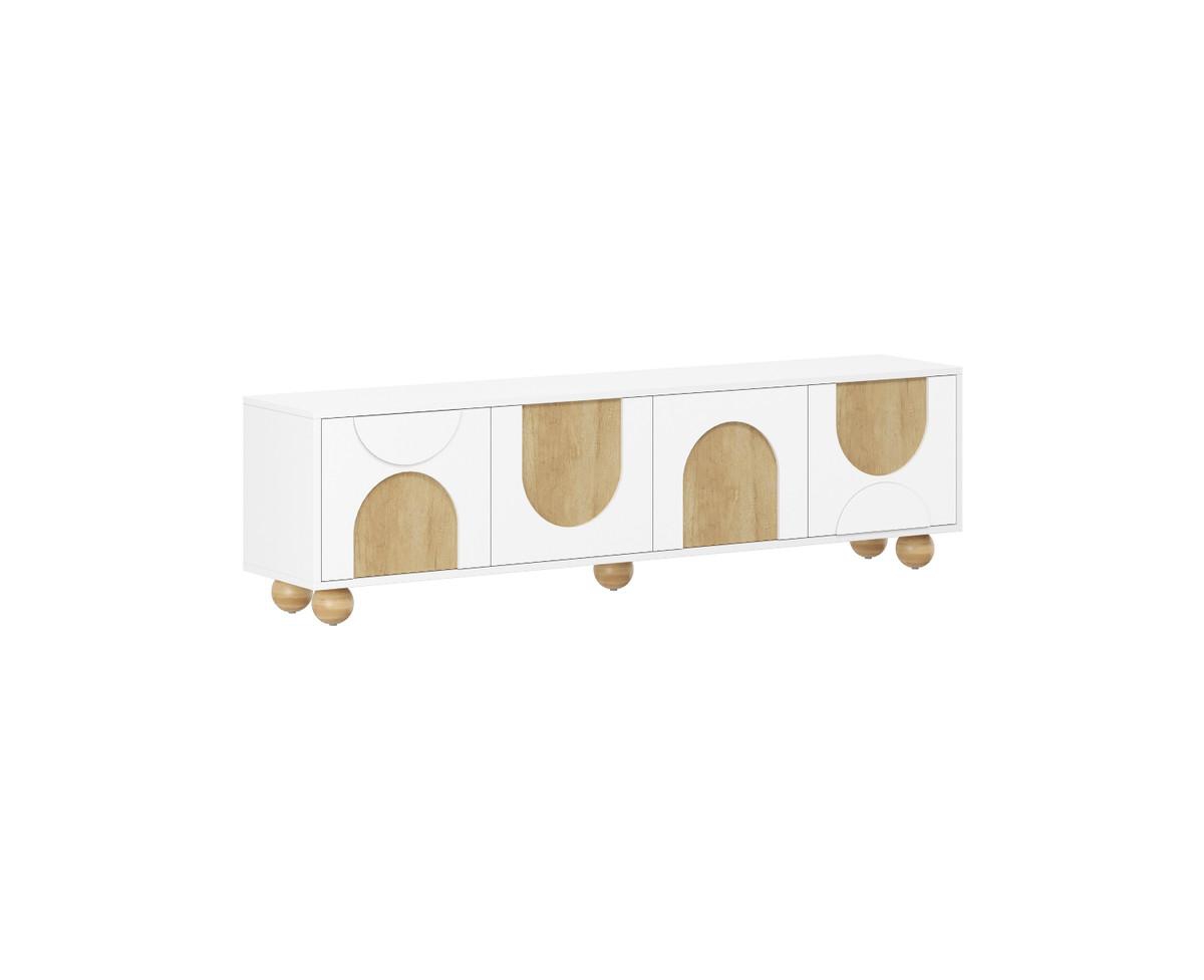 Click here for Farmhouse Storage Cabinet With Tv Stand - White prices