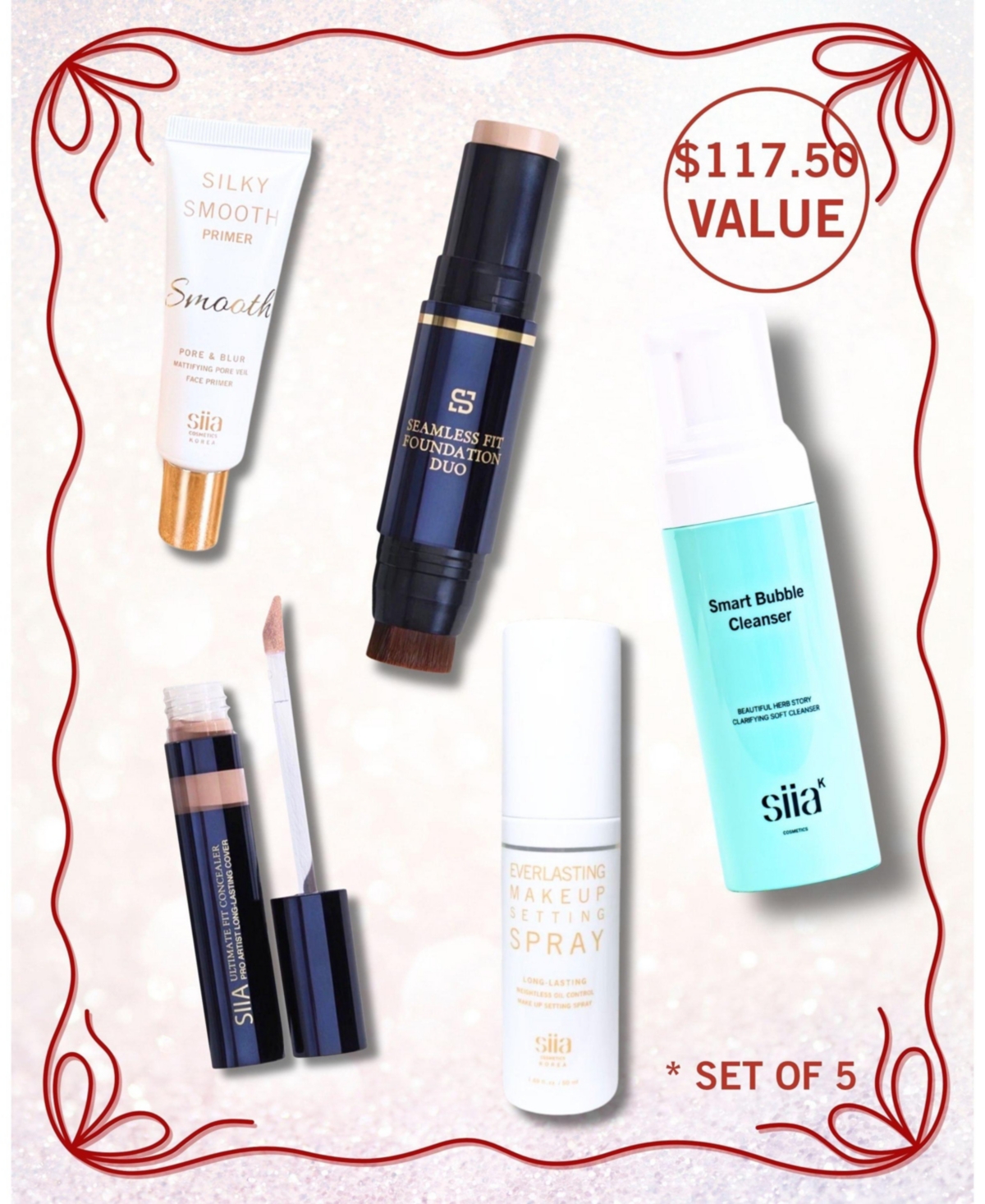 Click here for Siia Cosmetics 5-Pc. Perfect Base Collection W301... prices