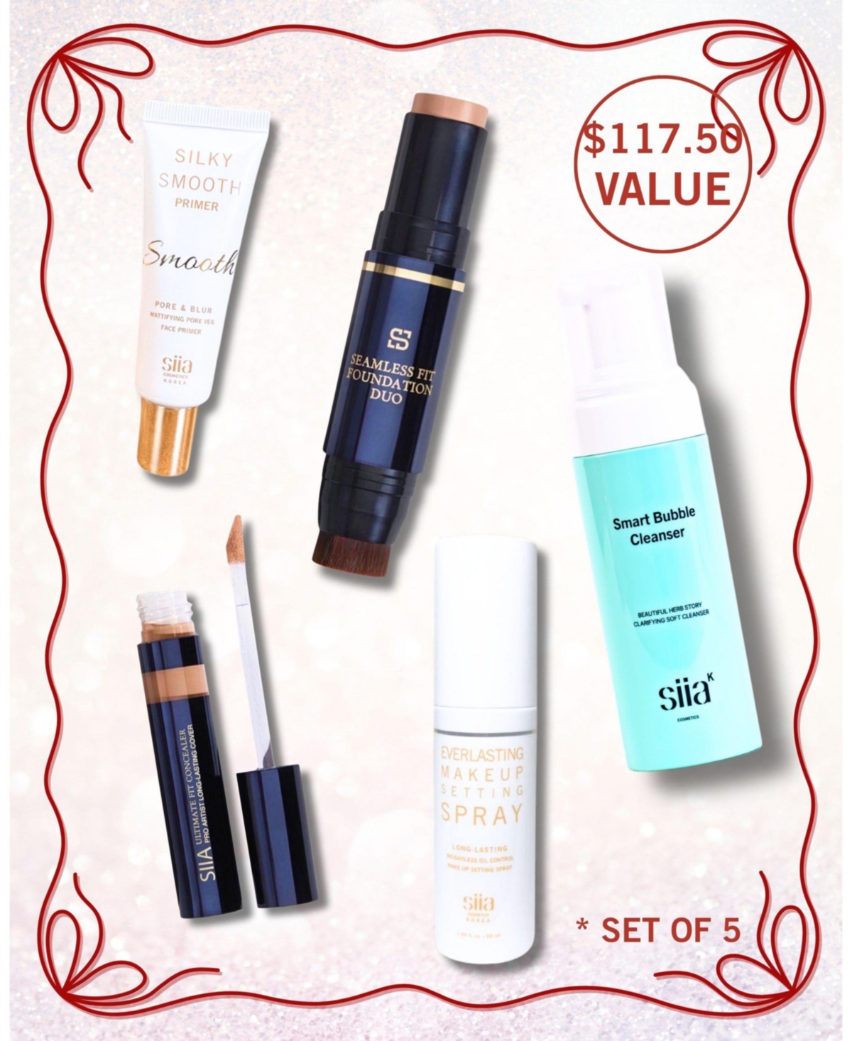 Click here for Siia Cosmetics 5-Pc. Perfect Base Collection W301... prices