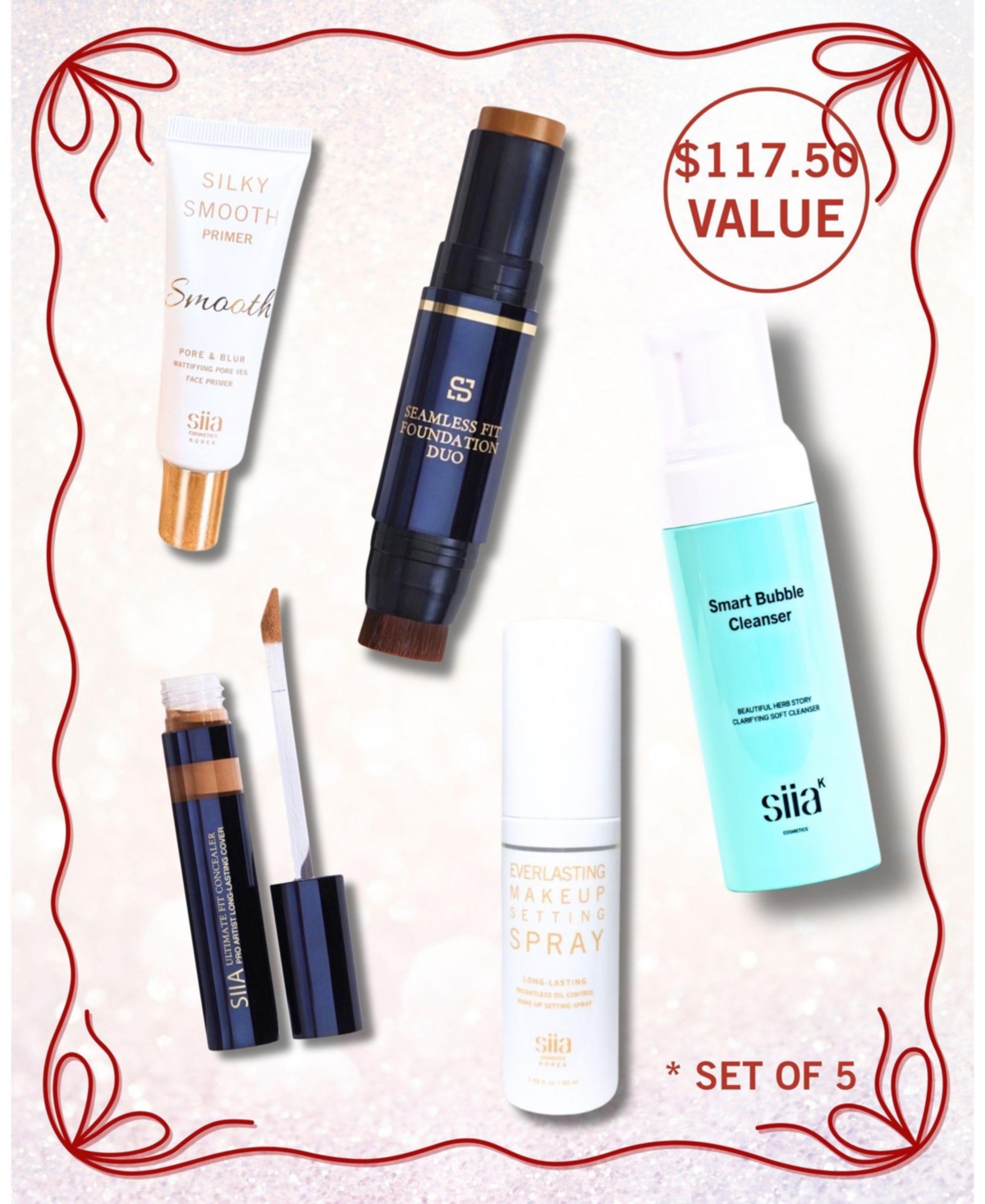 Click here for Siia Cosmetics 5-Pc. Perfect Base Collection W301... prices