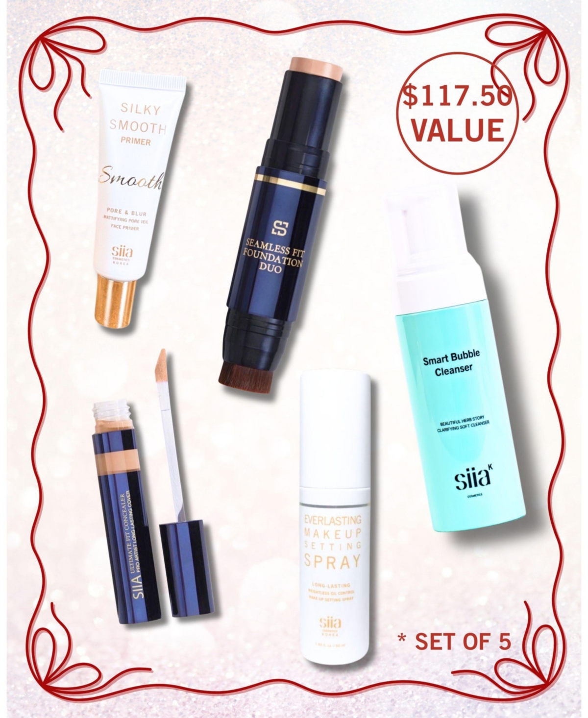 Click here for Siia Cosmetics 5-Pc. Perfect Base Collection W301... prices