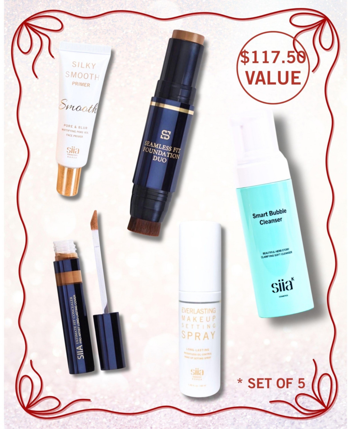 Click here for Siia Cosmetics 5-Pc. Perfect Base Collection W301... prices