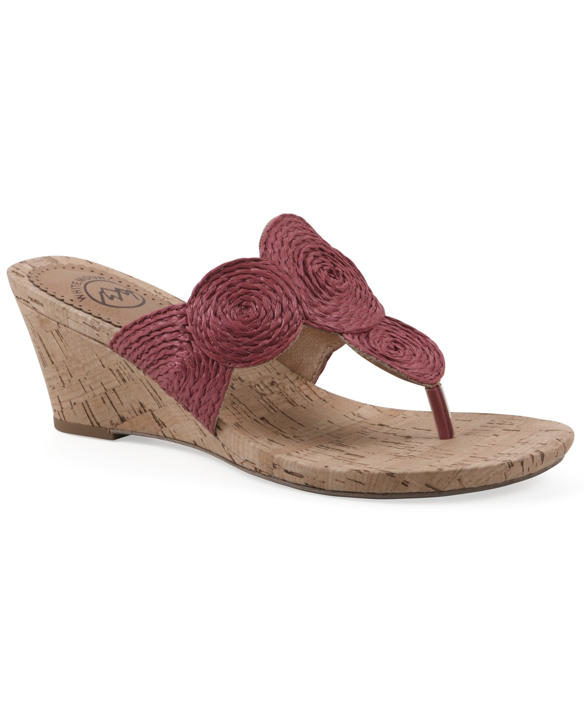 Click here for White Mountain Womens Affogato Wedge Sandals - Ras... prices