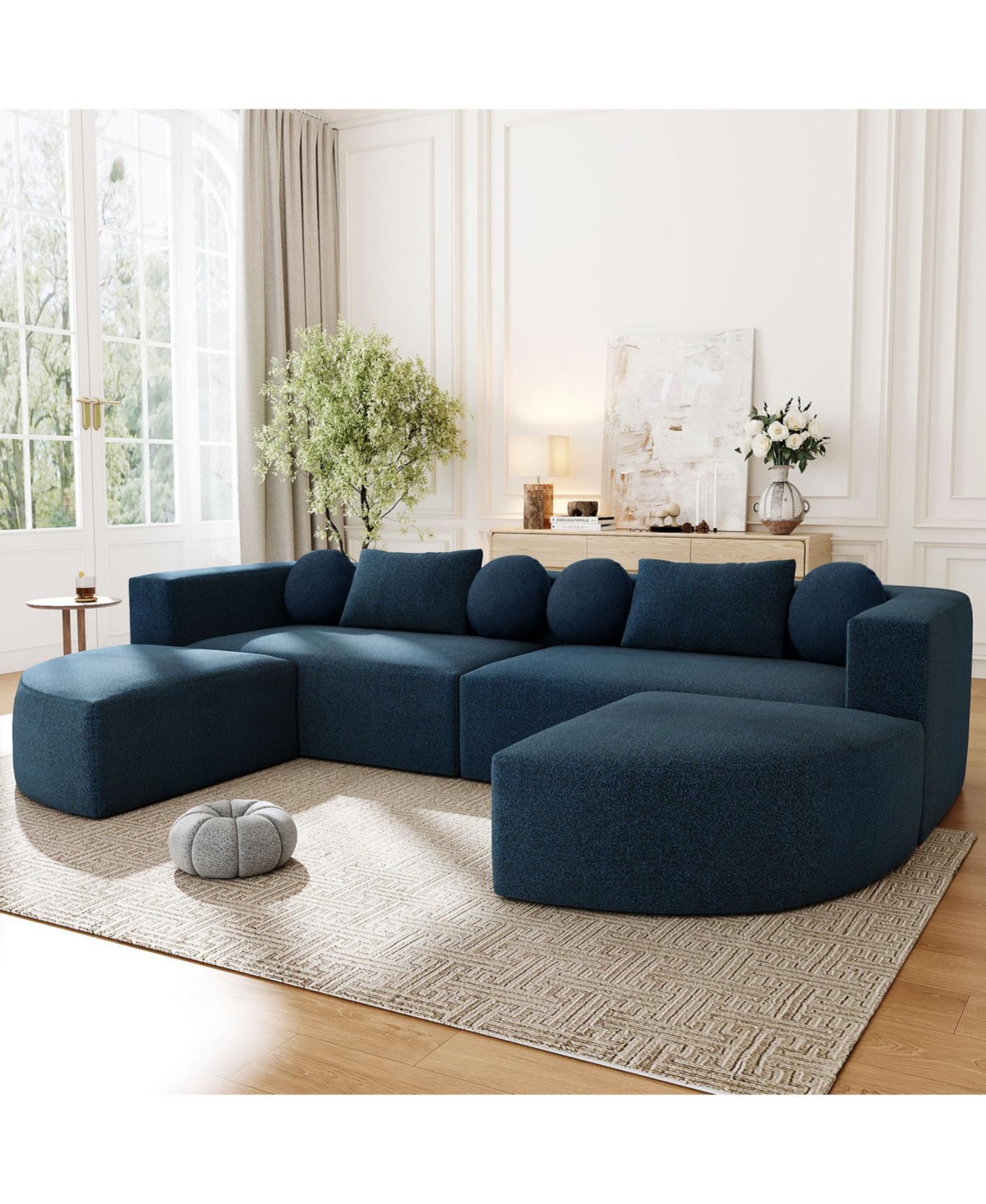 Click here for Streamdale Boneless Couch Modular Sectional Sofa 1... prices
