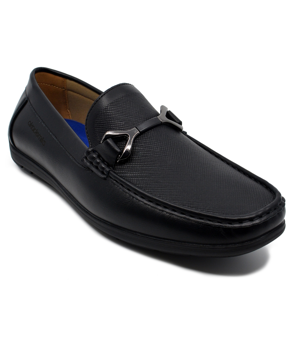 Click here for Akademiks Mens Ogden Slip On Comfort Loafers - Bla... prices