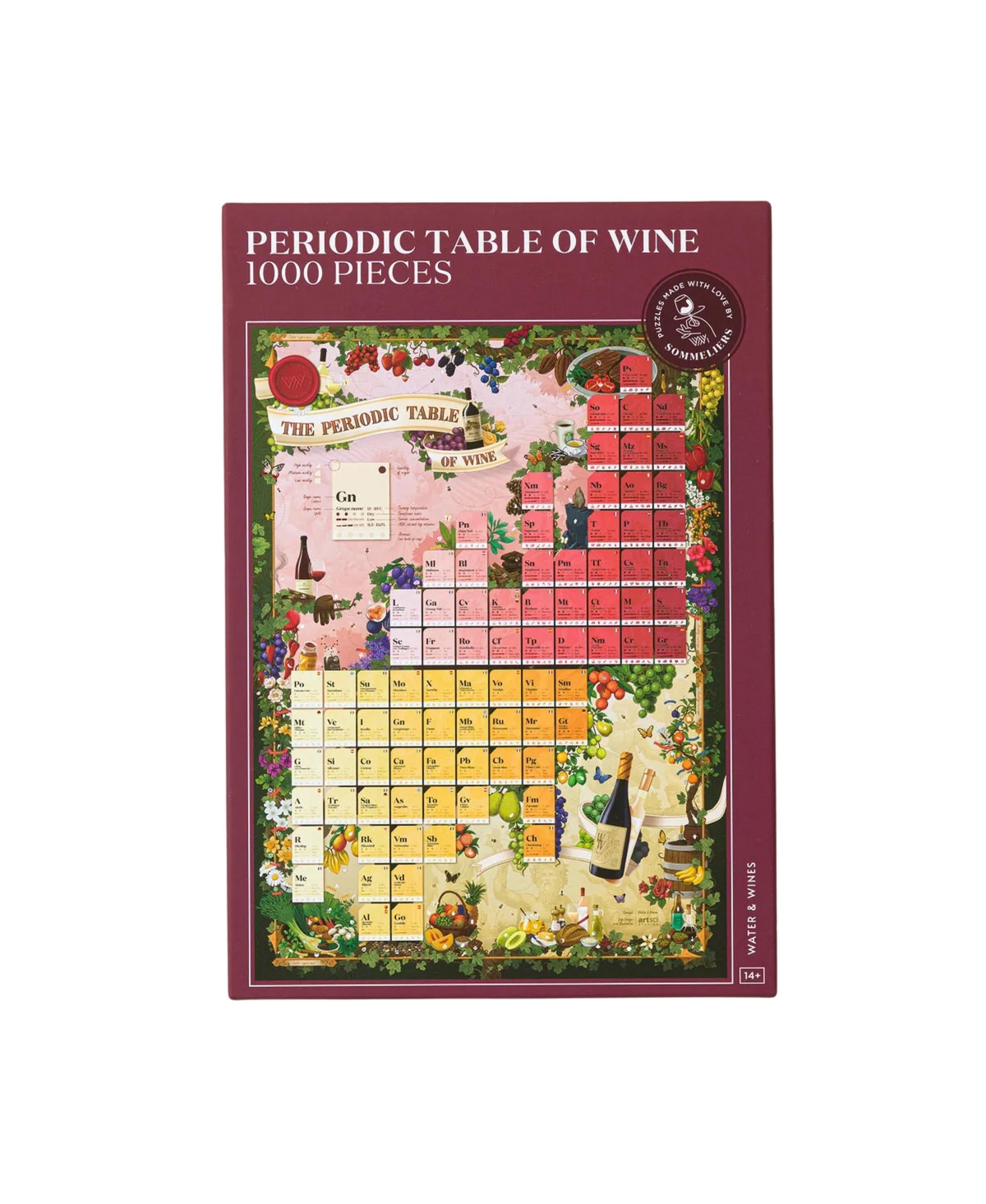 Click here for Uncommon Goods Periodic Table of Wine Jigsaw Puzzl... prices
