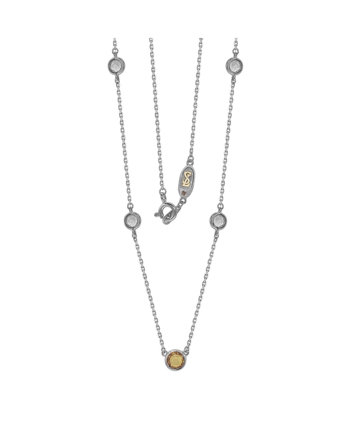 Click here for Suzy Levian Sterling Silver Sapphire & Created Whi... prices