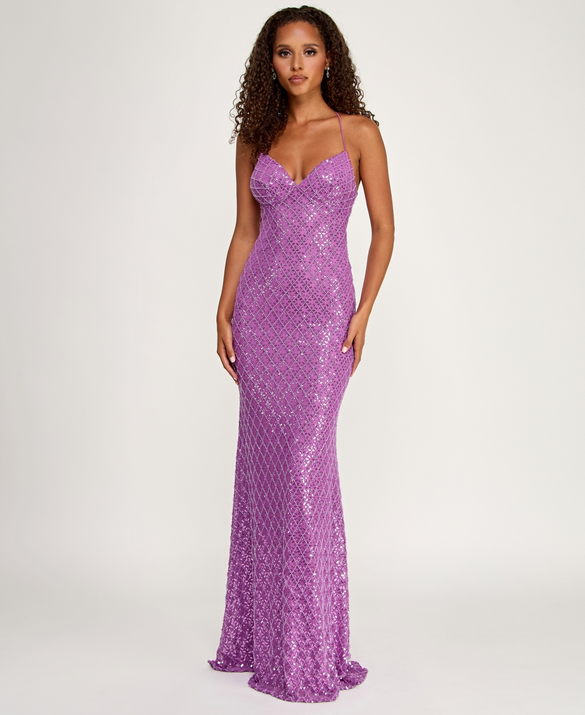 Click here for B Darlin Juniors Criss Cross Patterned Sweetheart... prices