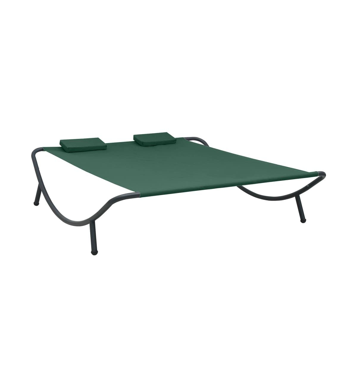 Click here for vidaXL Sun Lounger Oxford Fabric  Polyester  Steel... prices