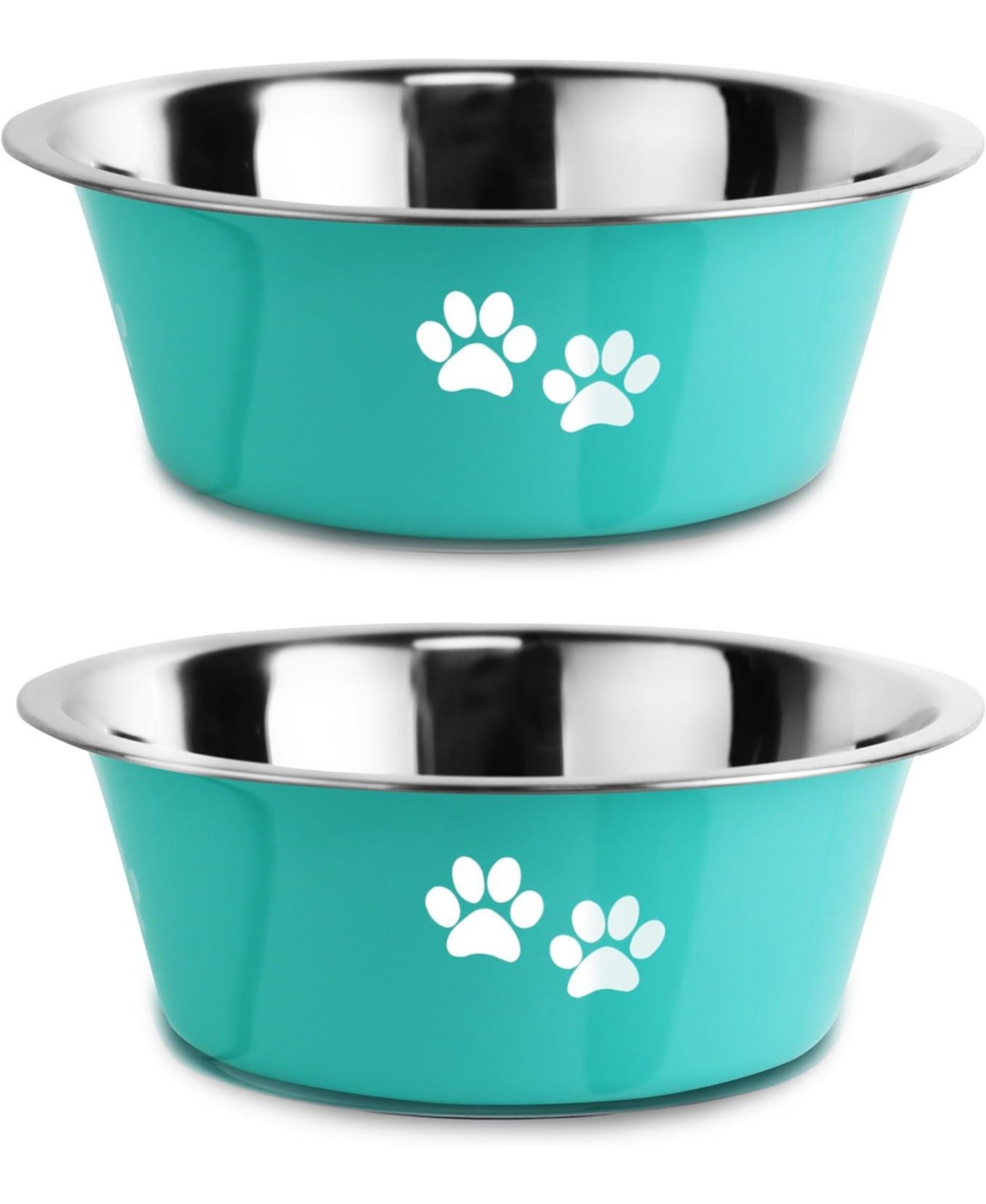 Click here for Wopet Stainless Steel Dog Bowls Nonslip Rubber Bot... prices