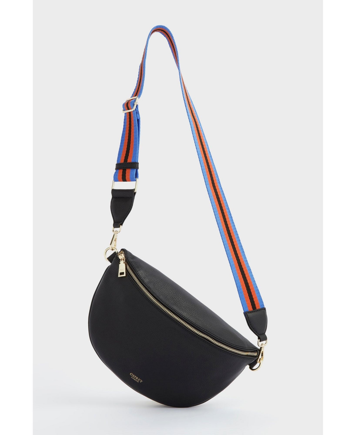 Click here for Osprey London The Hendrix Leather Sling Bag - Blac... prices