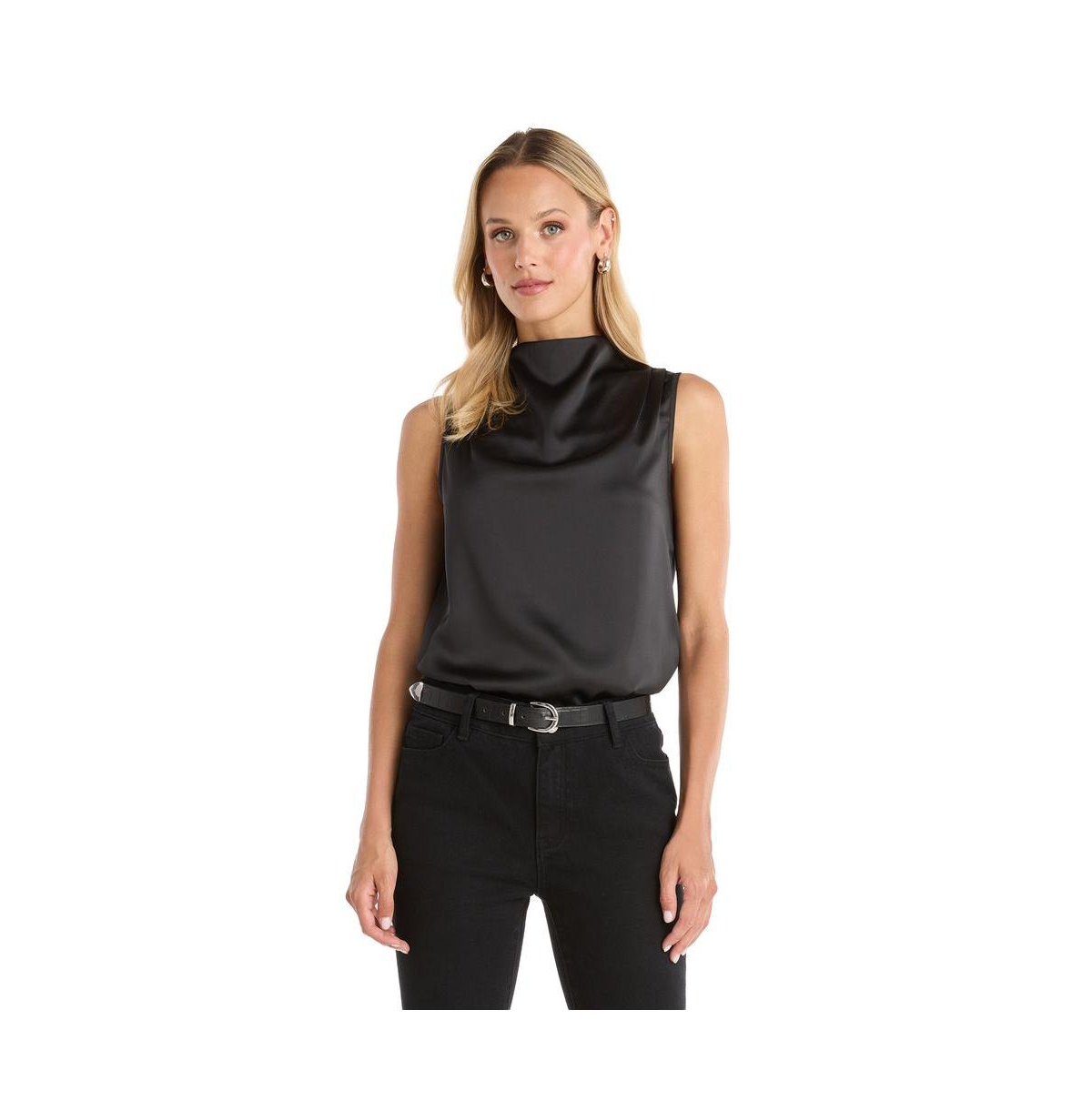 Click here for The Noli Shop Womens Mara Silky Top - Champagne -... prices