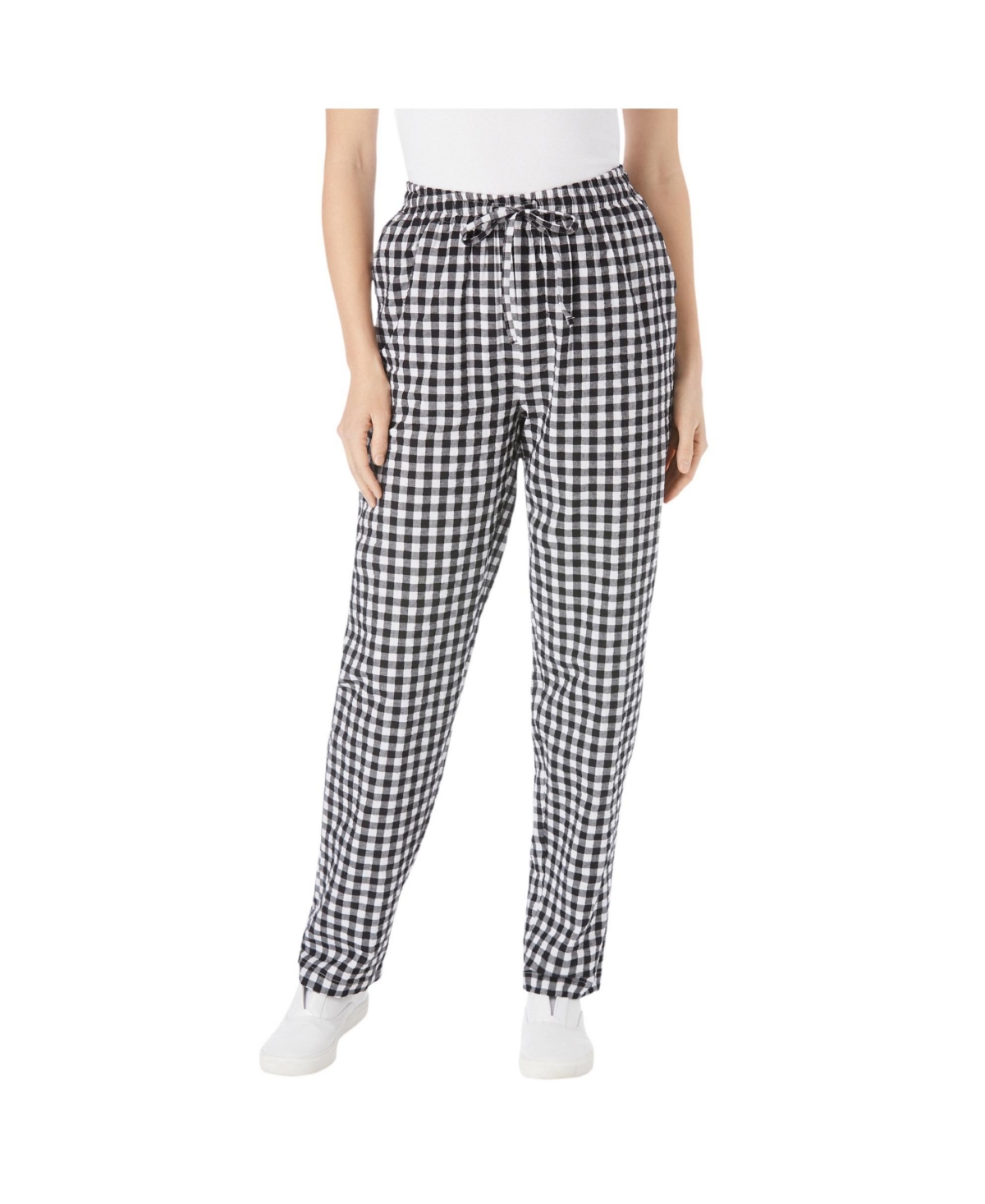 Click here for Woman Within Womens Within Tall Seersucker Pull-On... prices