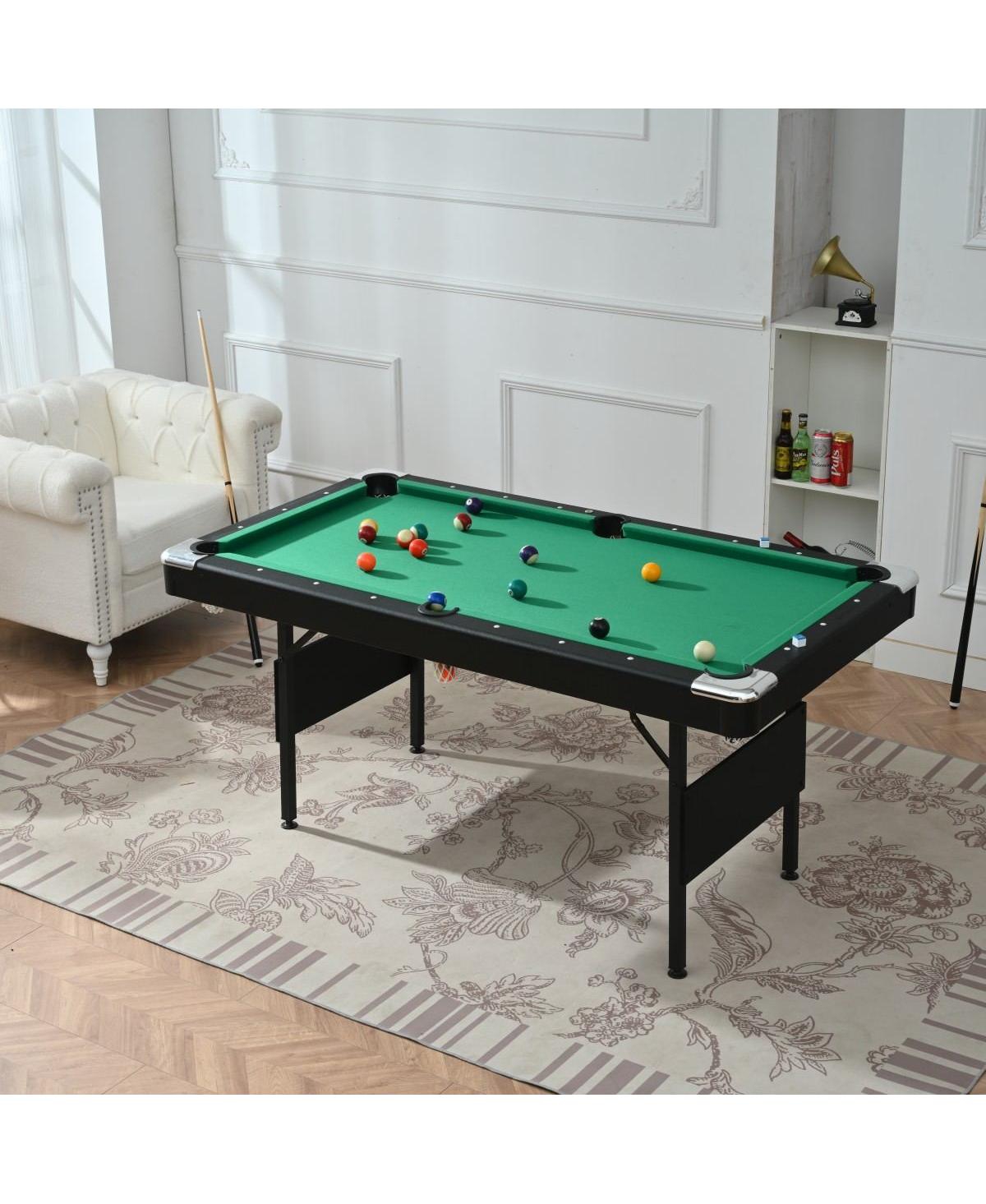 Click here for Rbied Foldable Mdf and Steel Pool Table for Adults... prices
