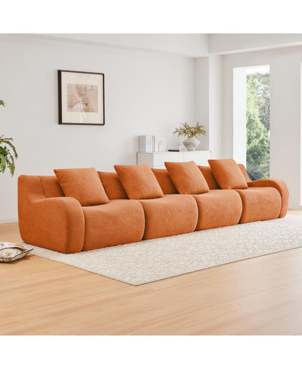 Click here for Streamdale Furniture 4-Seat Boneless Sofa  Teddy F... prices