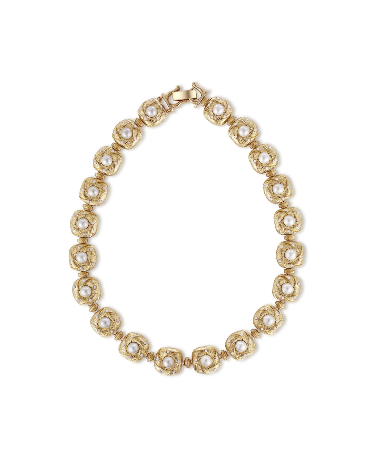 Click here for Retro Chic Canary Necklace - Gold  white prices