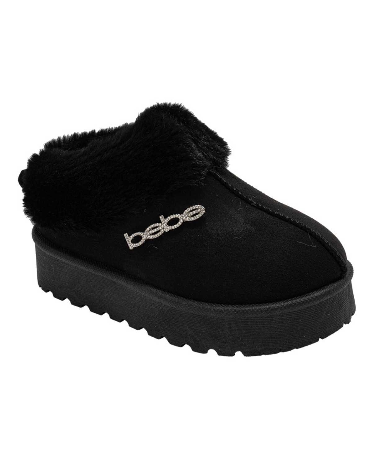 Click here for Bebe Girls 1-13 Slip-On Booties - Black prices