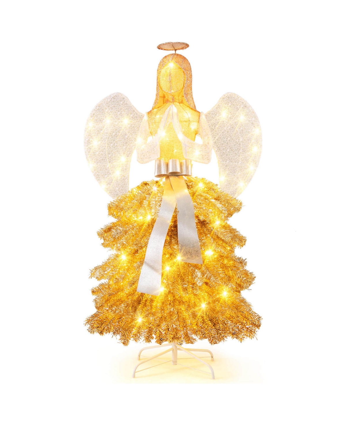 Click here for Costway 3 Pcs Lighted Penguin Family with 194 Led... prices