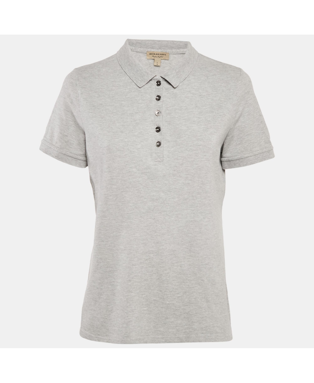 Click here for Pre-Owned Burberry Womens Cotton Pique Polo T-Shir... prices