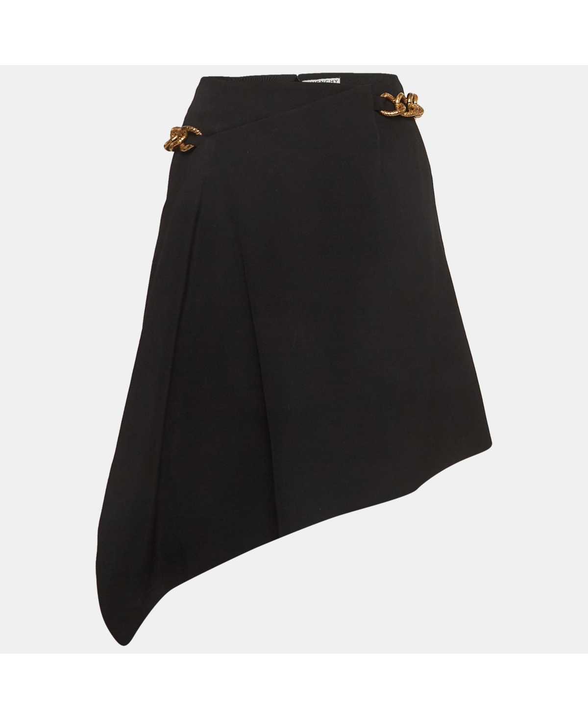 Click here for Pre-Owned Givenchy Womens Black Chain Belted Gabar... prices