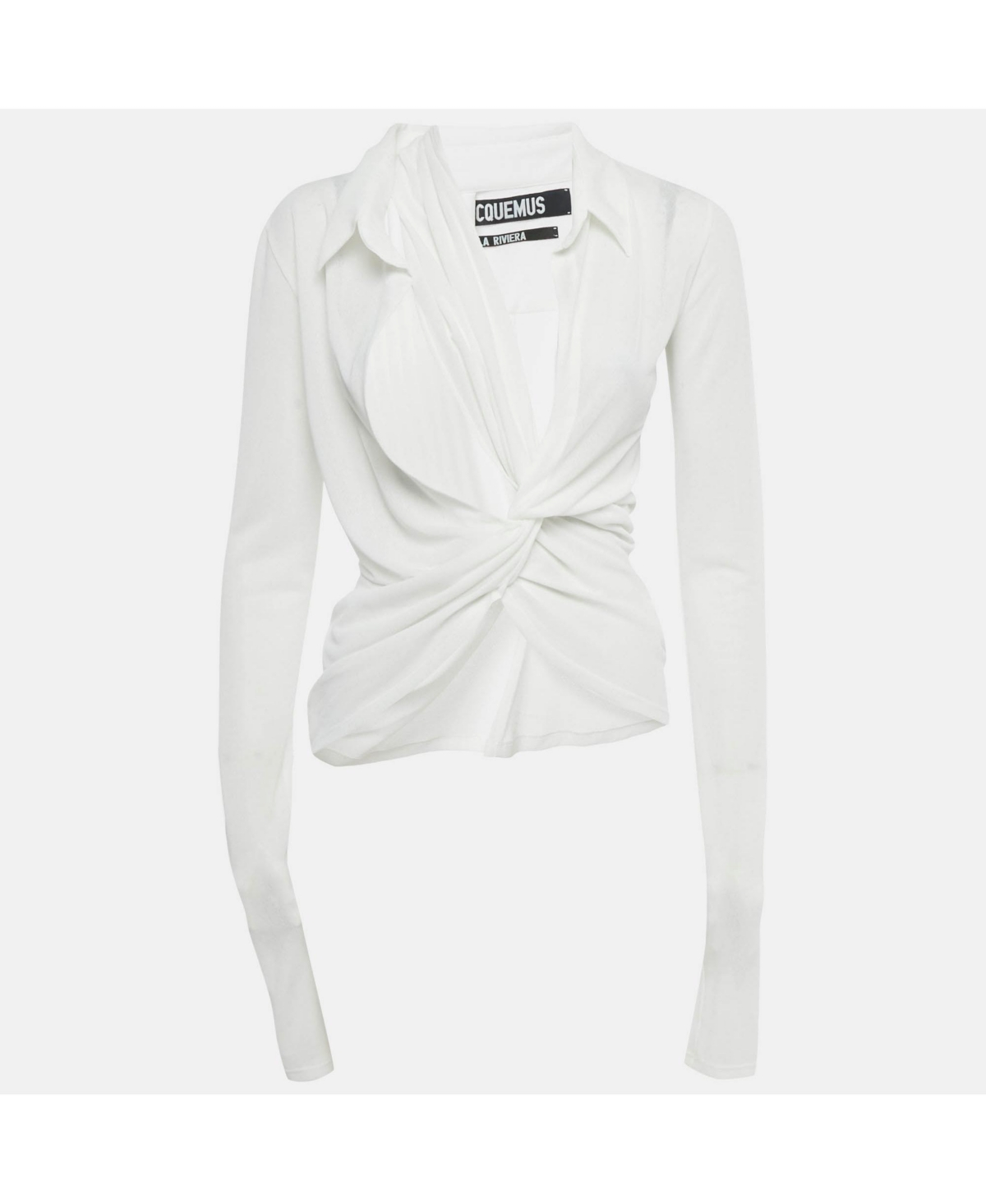 Click here for Pre-Owned Jacquemus Womens Crepe Long Sleeve La Ri... prices