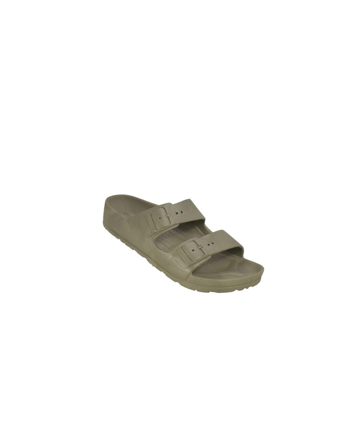 Click here for Womens Two Band Sandals Light Gray - Beige/khaki prices