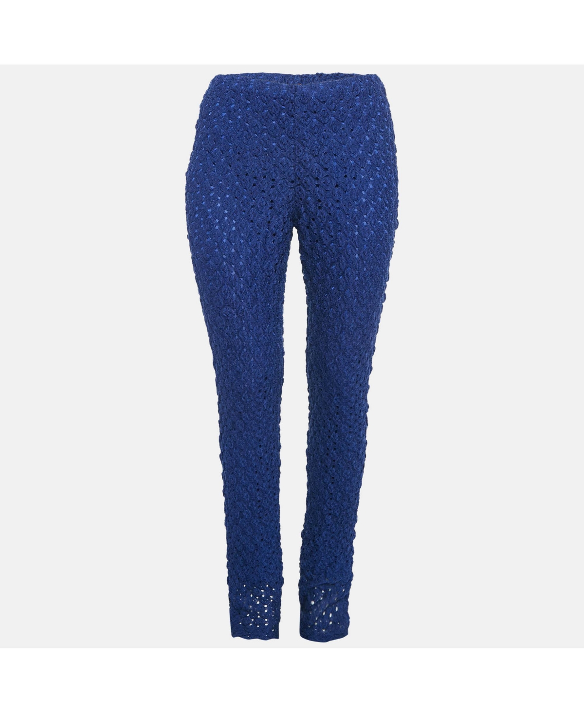 Click here for Pre-Owned Missoni Womens Blue Patterned Knit Pants prices