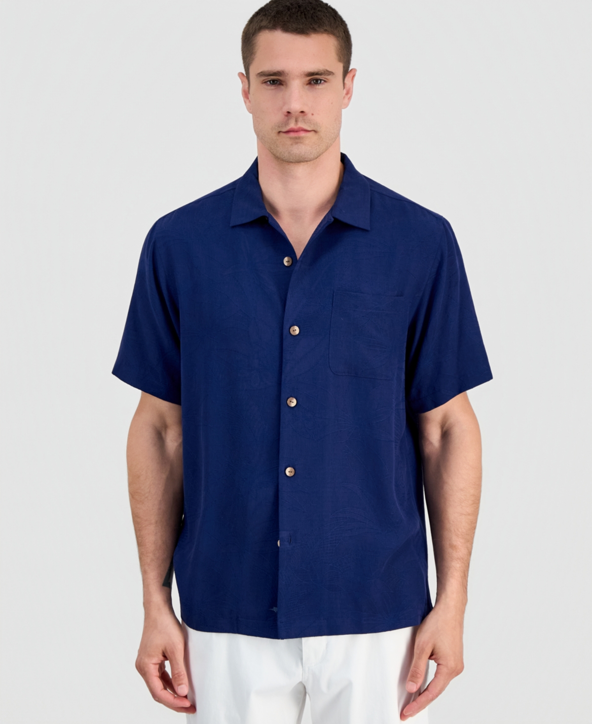 Click here for Tommy Bahama Mens Coastal Short-Sleeve Button-Fron... prices