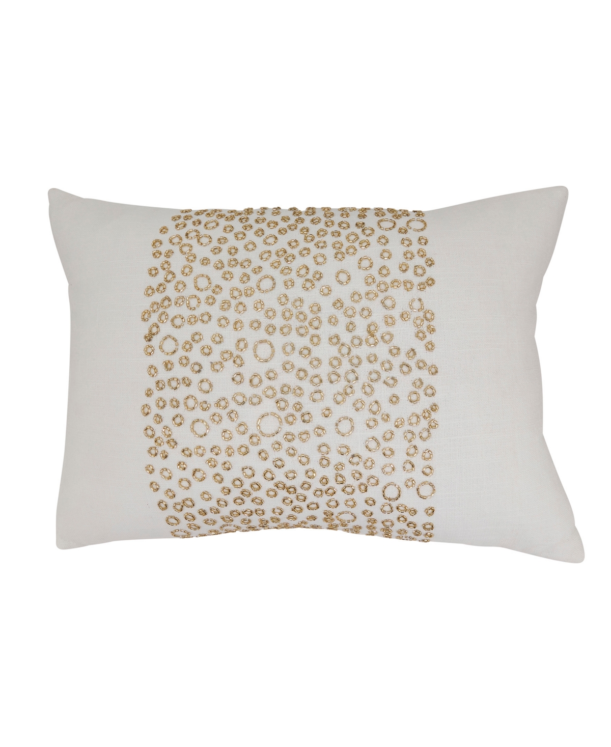 Click here for Saro Lifestyle Beaded Band Decorative Pillow Cover... prices