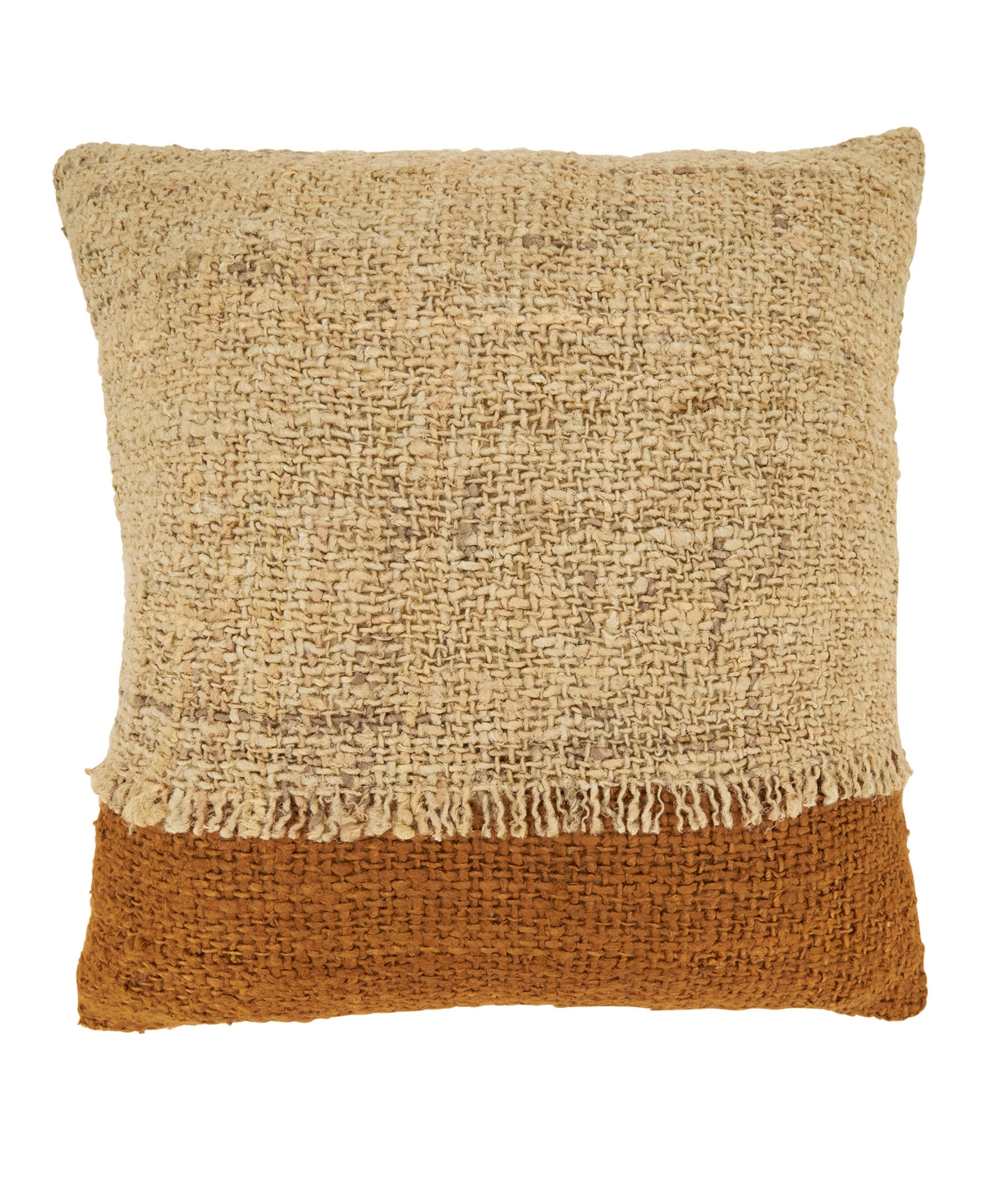 Click here for Saro Lifestyle Two-Tone Fringe Poly Filled Decorat... prices