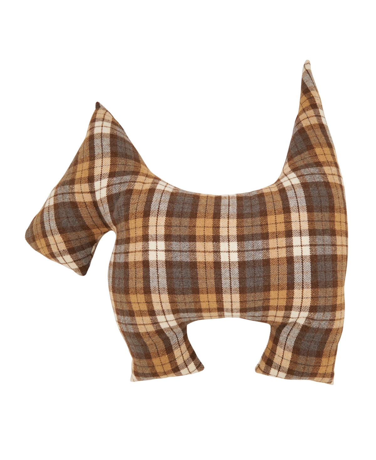 Click here for Saro Lifestyle Plaid Scotty Dog Poly Filled Decora... prices