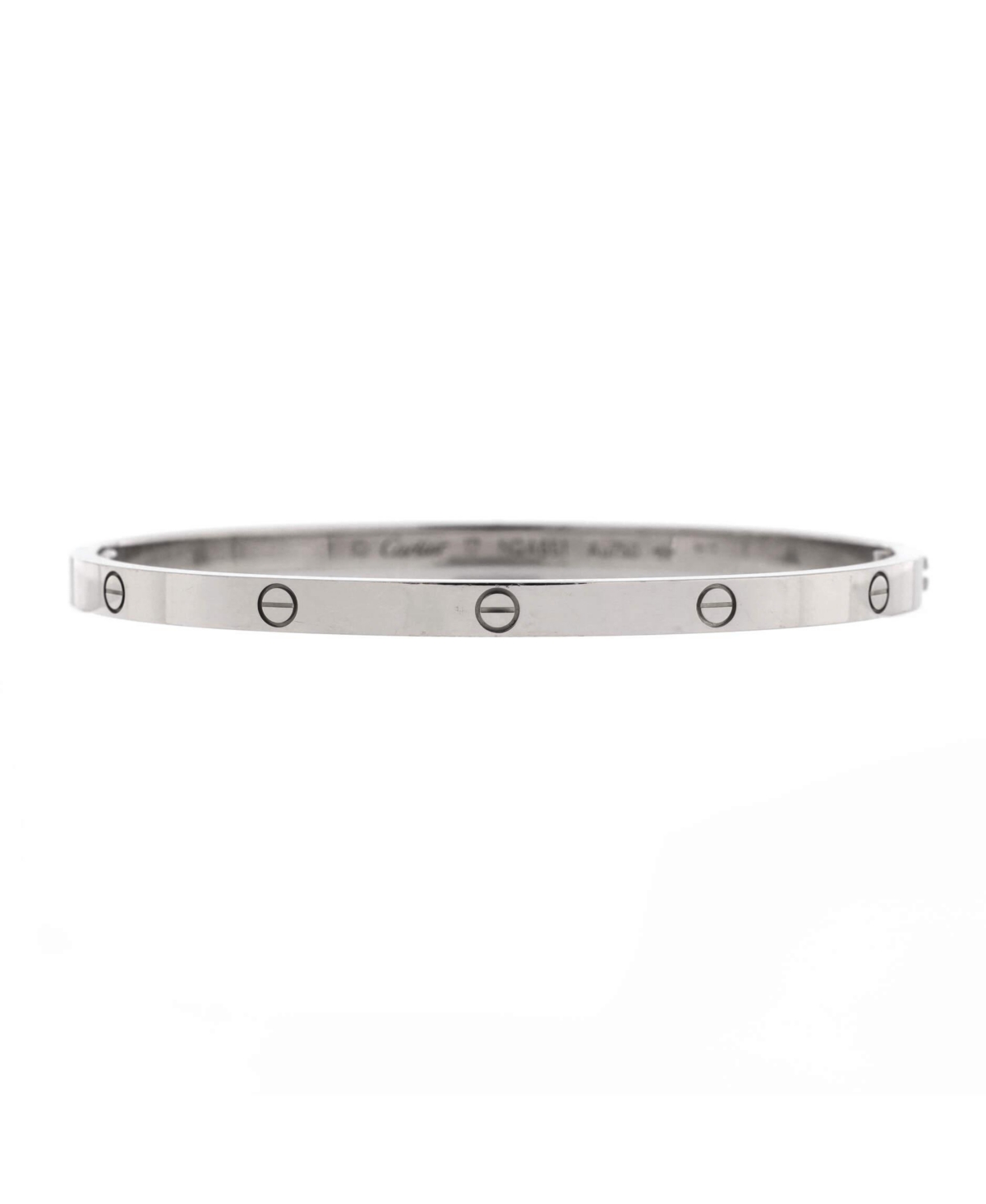 Click here for Pre-Owned Cartier Love Bracelet - 18k white gold prices