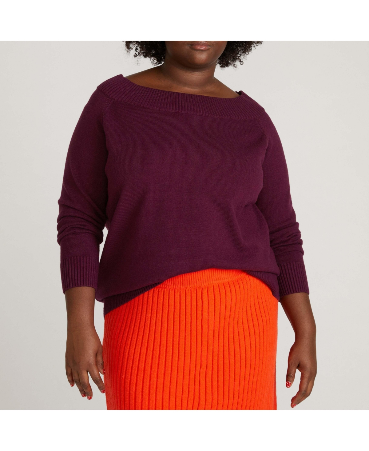 Click here for Universal Standard Plus Size Noomi Cold Shoulder S... prices