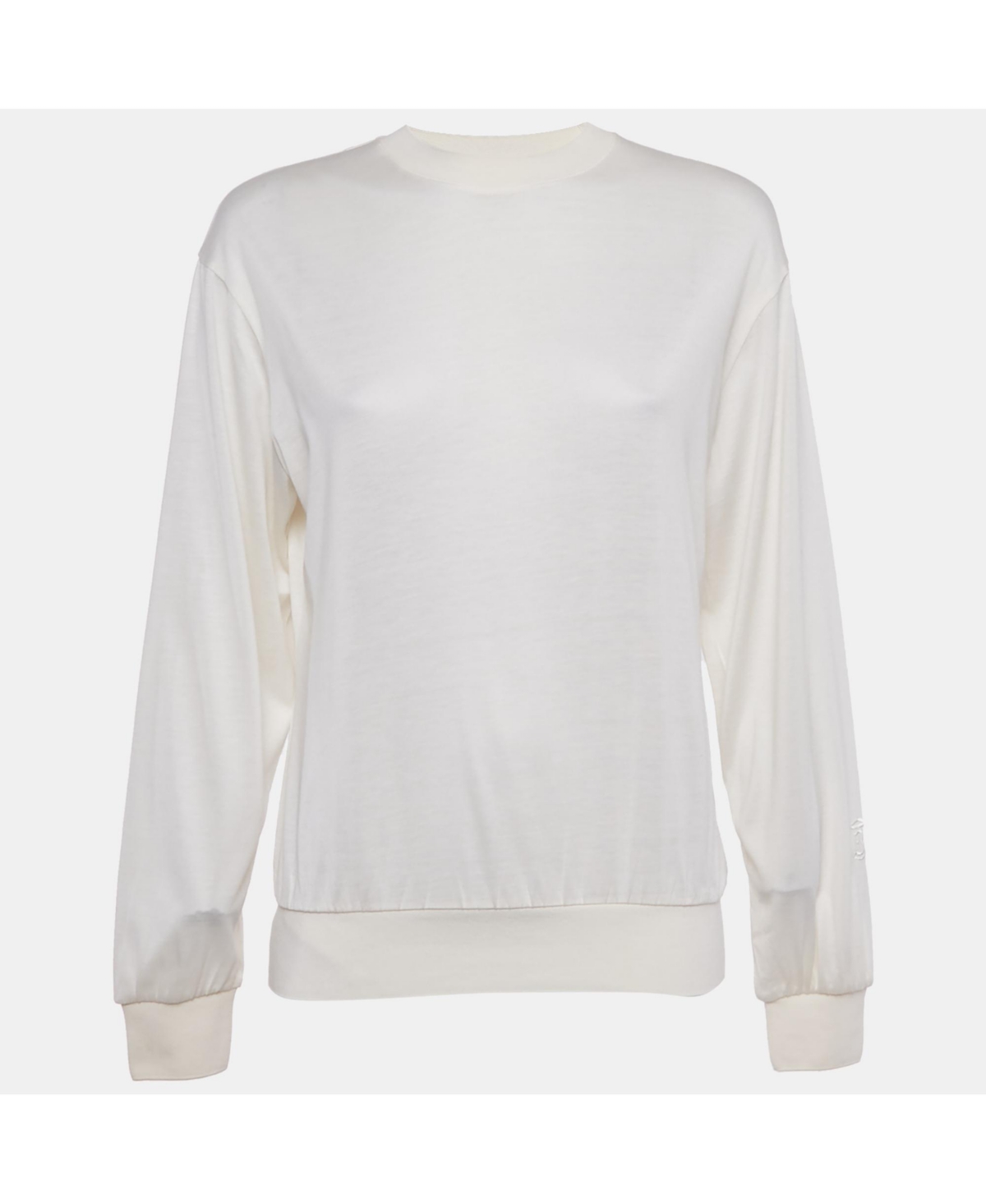 Click here for Pre-Owned Burberry Womens Beige Logo Applique Cott... prices