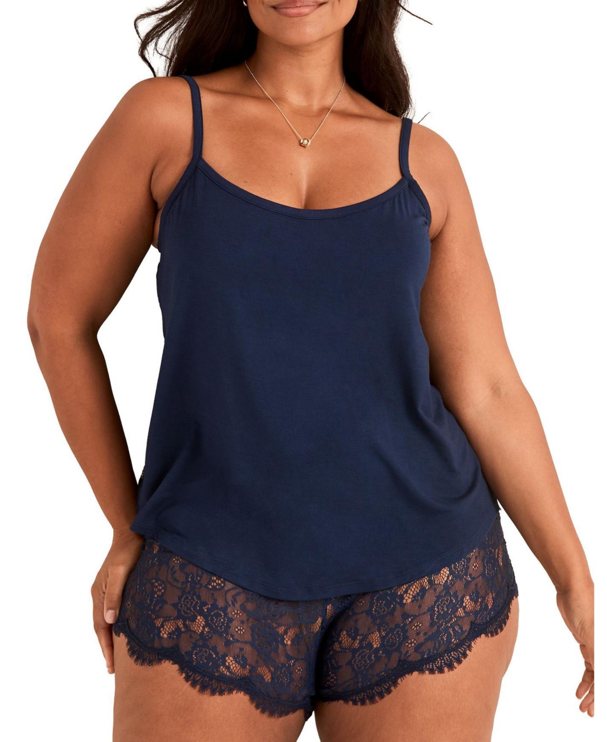 Click here for Adore Me Plus Size Regin Cami & Shorts Set Lingeri... prices