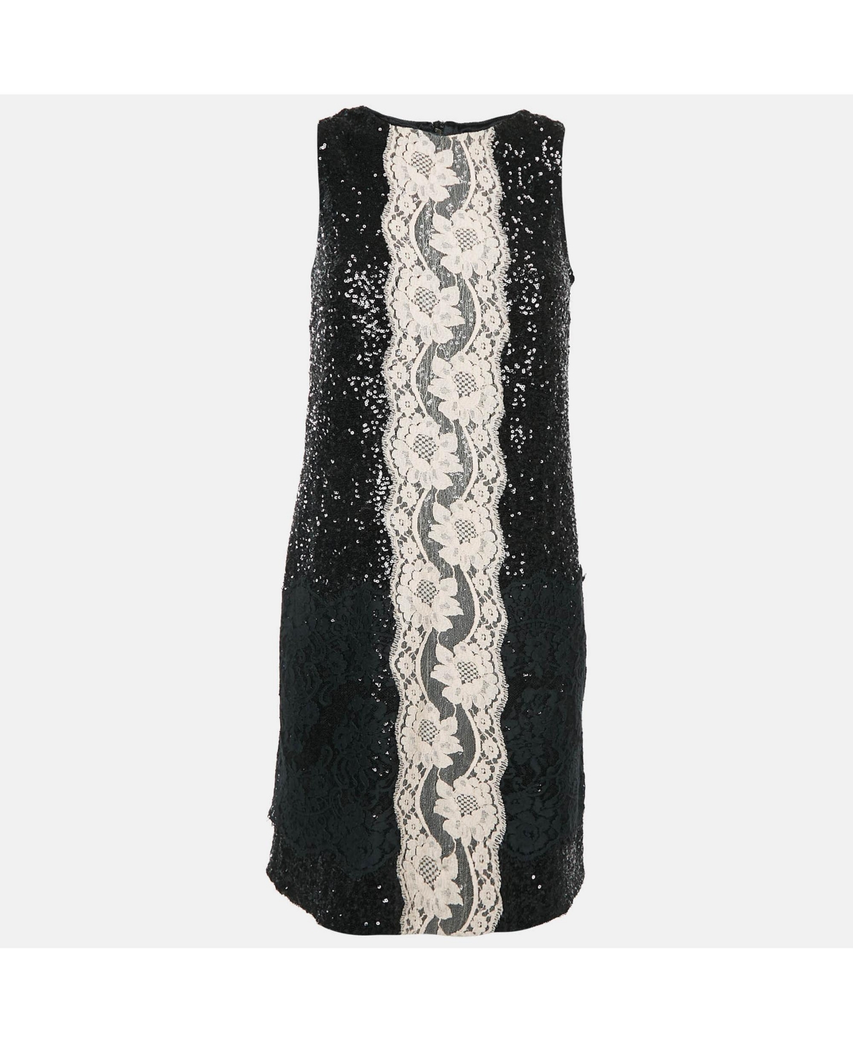 Click here for Pre-Owned Dolce & Gabbana Womens Black Sequin Lace... prices