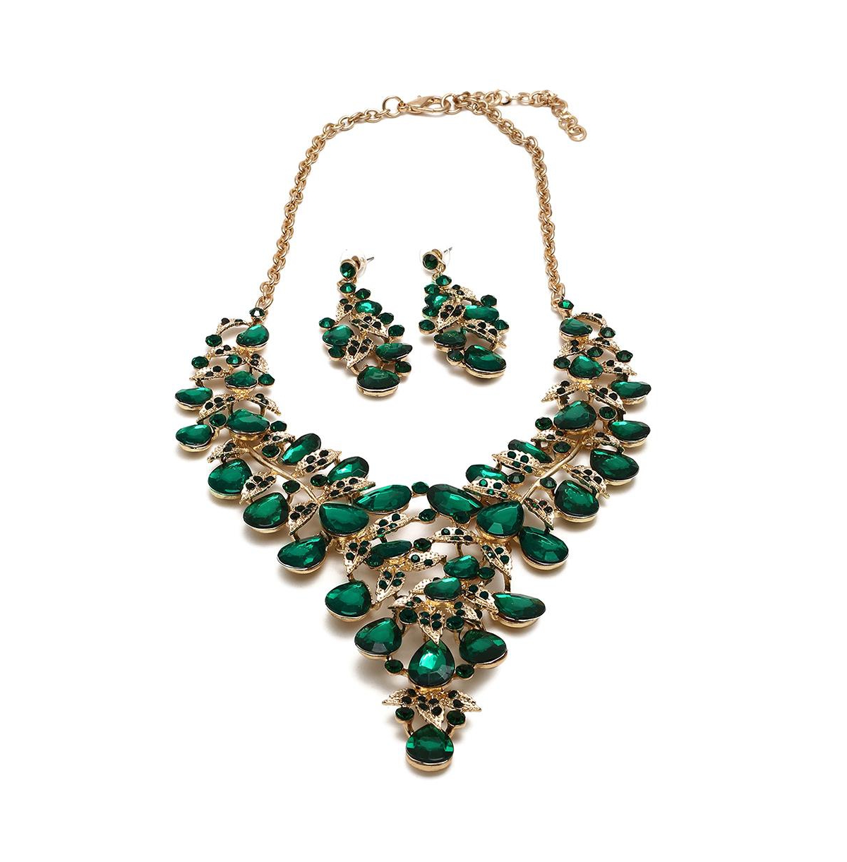 Click here for Sohi Women Green Jewellery Set - Green prices