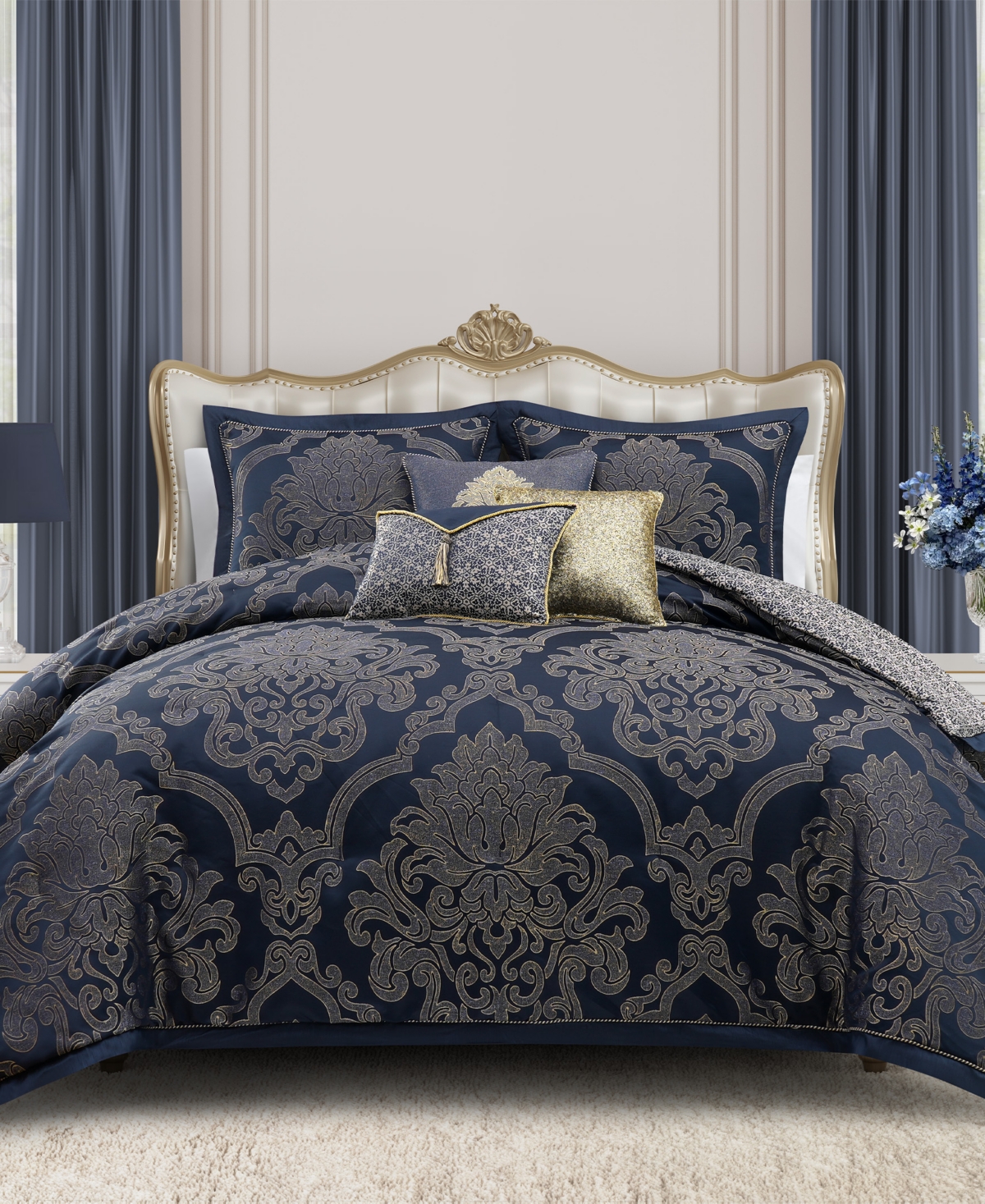 Click here for Waterford Vaughn Luxurious 3-Pc. Comforter Set  Ki... prices