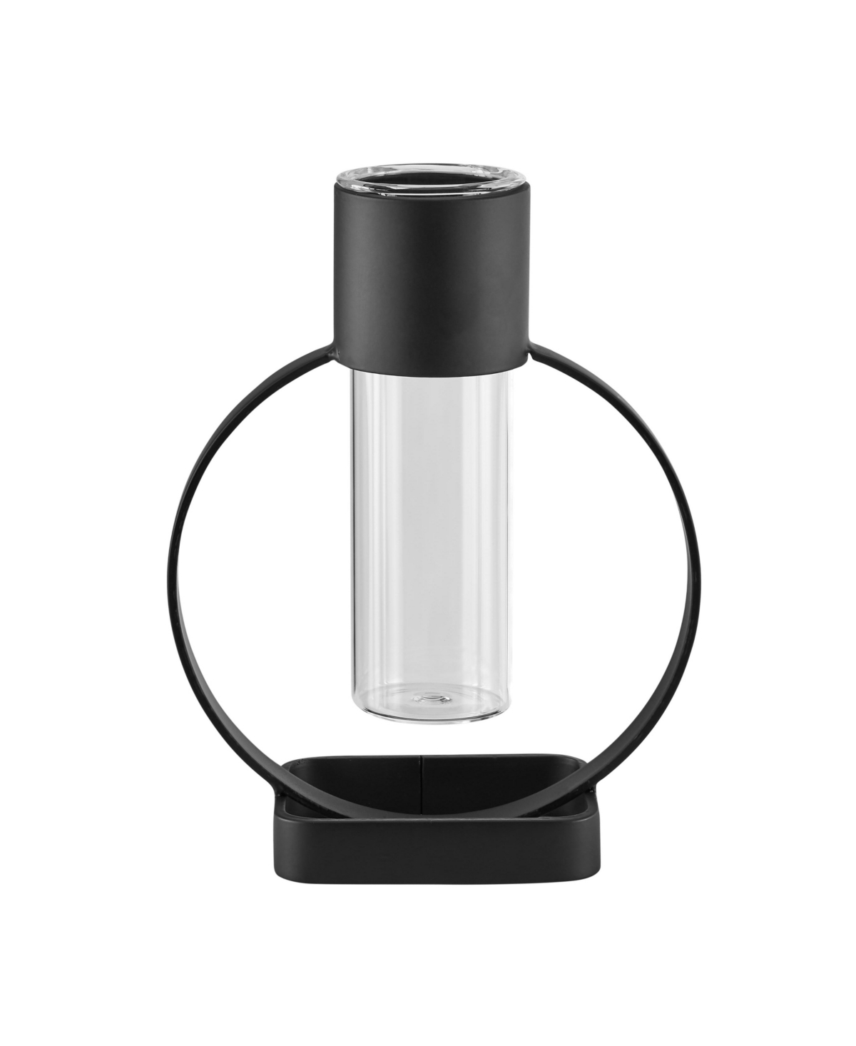 Click here for Danya B Jacob Modern Black Metal Open Circle Pedes... prices