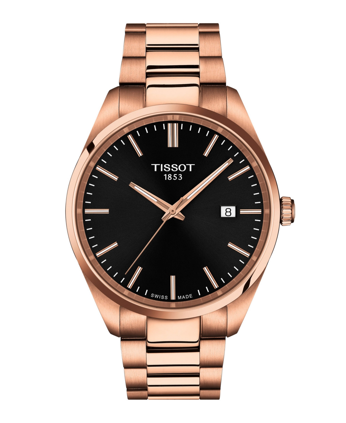 Click here for Tissot Mens Rose Gold Stainless Steel Bracelet Wat... prices