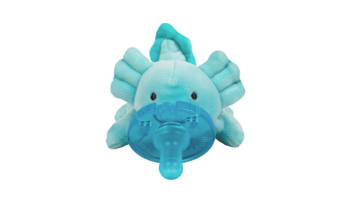Click here for WubbaNub Baby Axolotl Pacifier - Blue prices