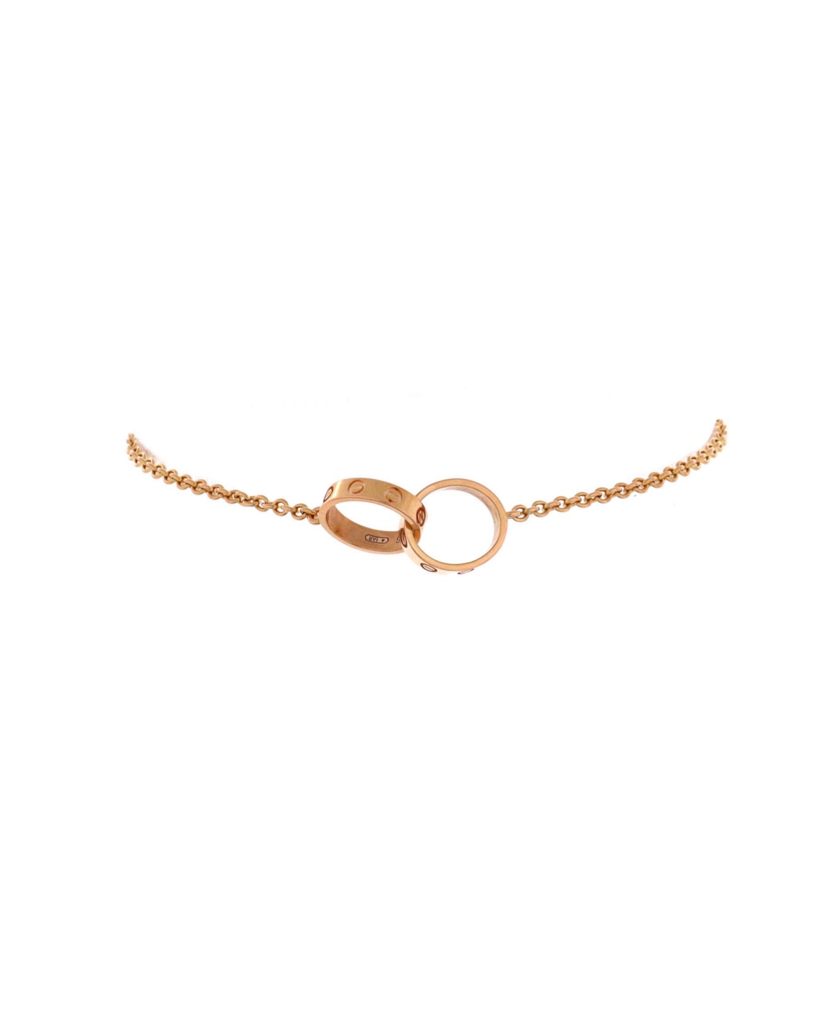 Click here for Pre-Owned Cartier Love Interlocking Bracelet - 18k... prices