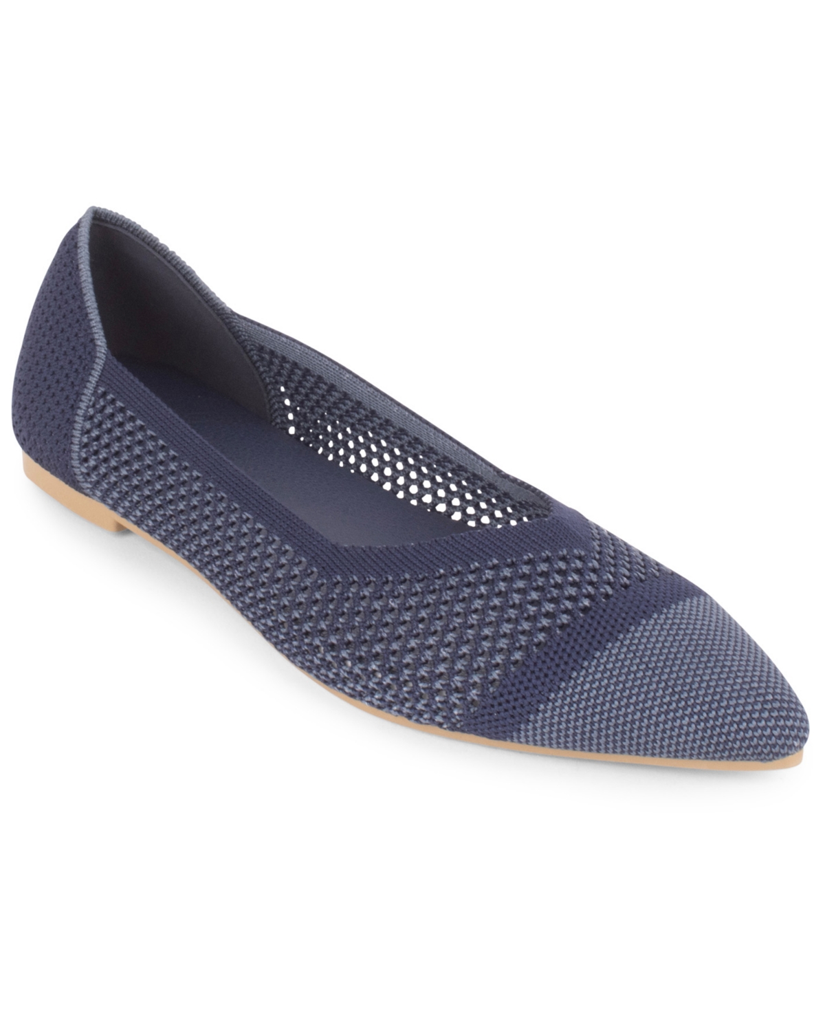 Click here for Tahari Womens Antigua Knit Slip-On Flats - Denim prices